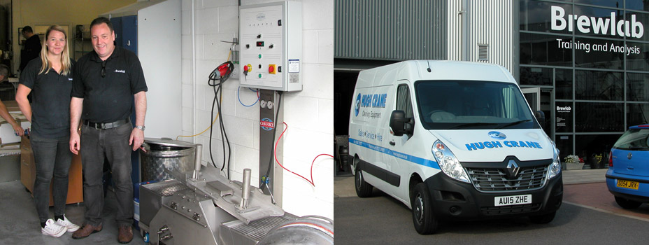 Supplied of a 200KE3 Series Cask and Keg washer to the team at Brewlab ...