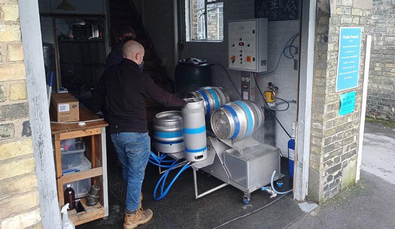 Cask Force delivers whatever the circumstances! - Cask and Keg Washers